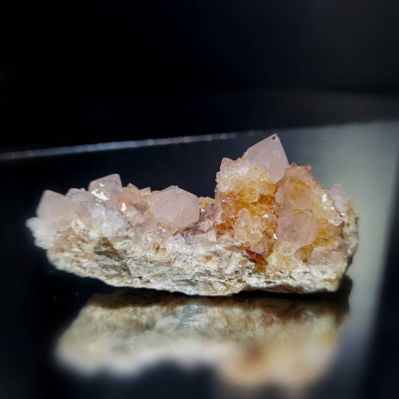 Cac-18 แคคตัสควอตซ์หรือ สปิริตควอตซ์จากแอฟริกาใต้(South African,Cactus Quartz) 140 กรัม 3.7x9 ...